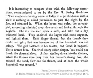 Dark Folklore: The Hand of Glory in Folk Magic – #FolkloreThursday