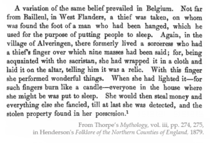 Dark Folklore: The Hand of Glory in Folk Magic – #FolkloreThursday